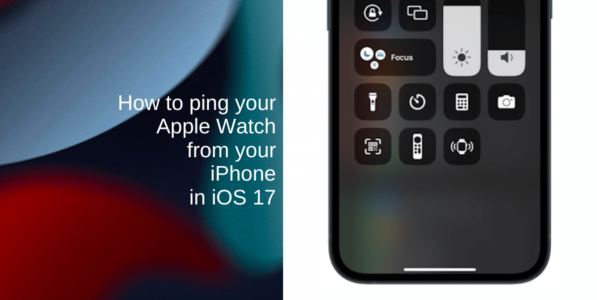 iOS 17のiPhoneからApple Watchをpingする方法