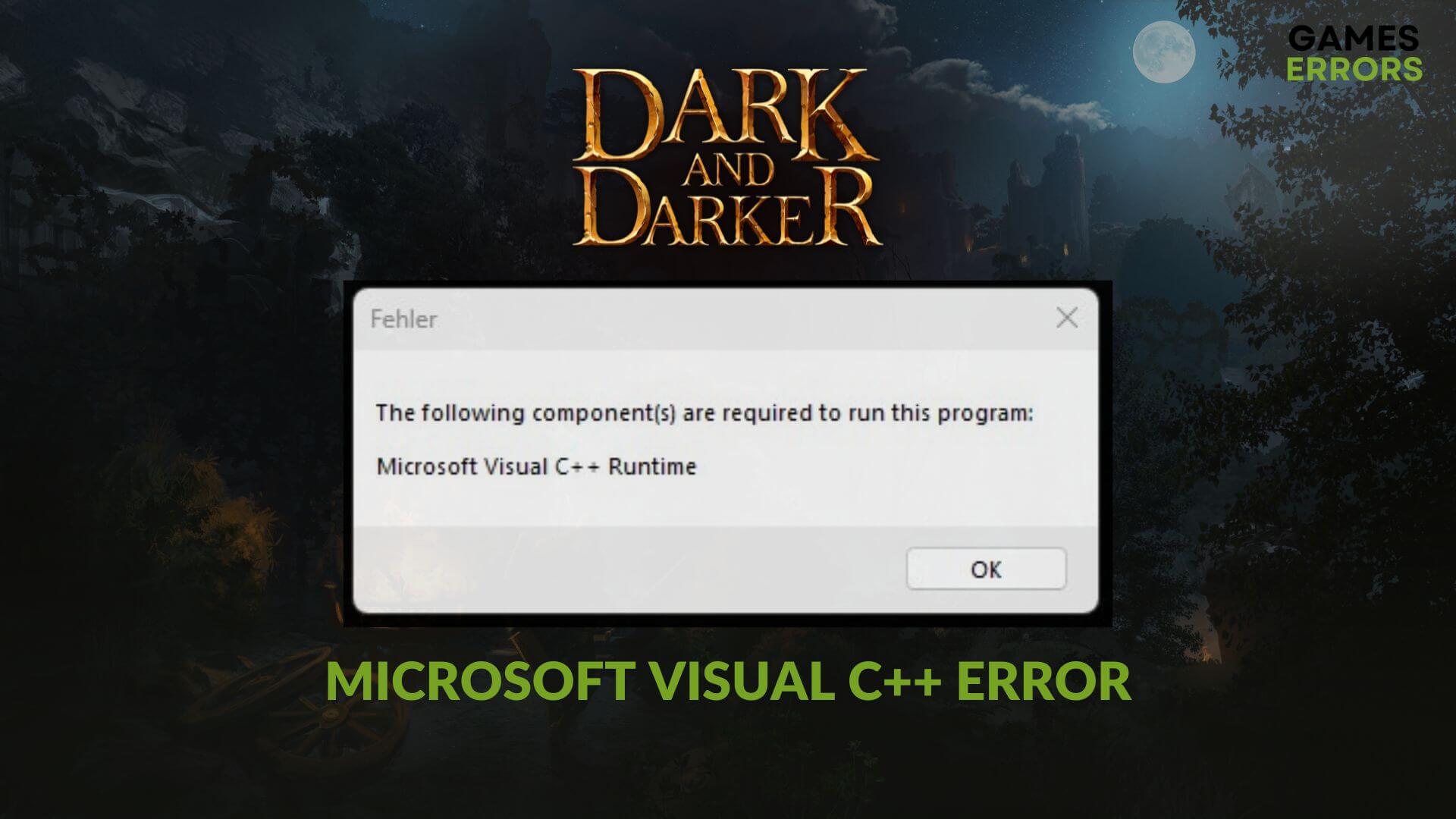 暗くて暗いMicrosoft VisualC ++エラー[すばやく解決した]